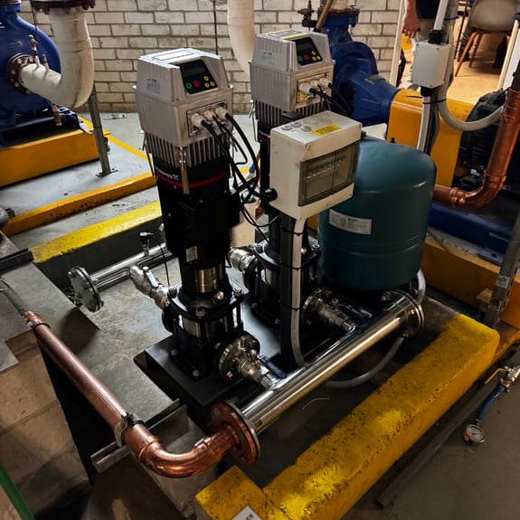 JLL - Booster Pump Replacement | Project | JetBlack Plumbers